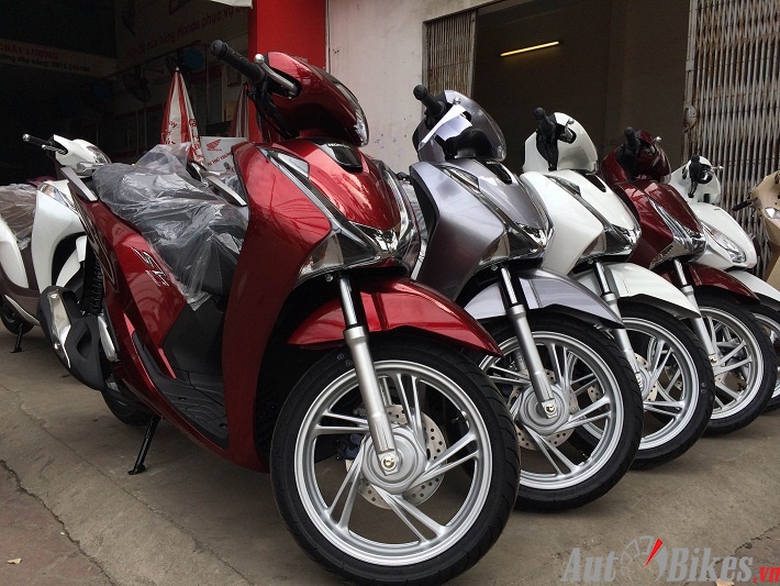 Chi tiết 6 phiên bản, 5 màu của Honda SH 2019